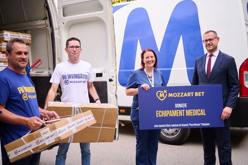 Mozzart Bet, donaţie generoasă pentru Spitalul Judeţean Timişoara ...